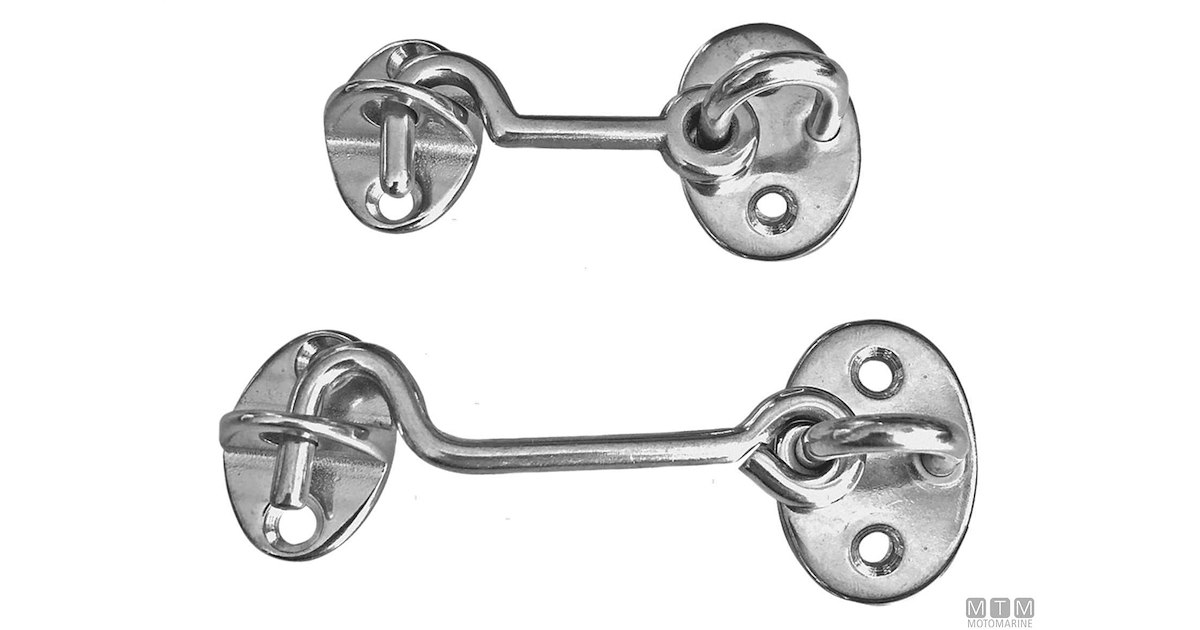 Gancio Fermaporte 50mm Inox Prezzi e Offerte | Ganci E Gancetti In ...