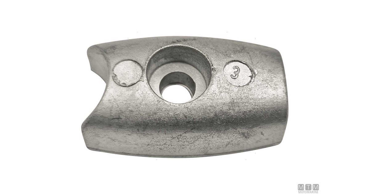 Anodo Placca Per Bow Thruster Volvo In Zinco: Anodi Per Eliche Di Prua ...