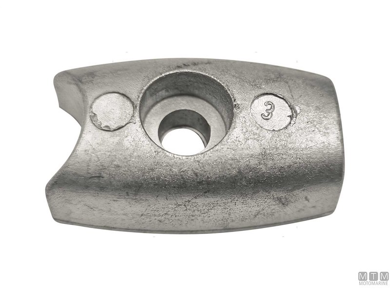 Anodo Placca Per Bow Thruster Volvo In Zinco: Anodi Per Eliche Di Prua ...